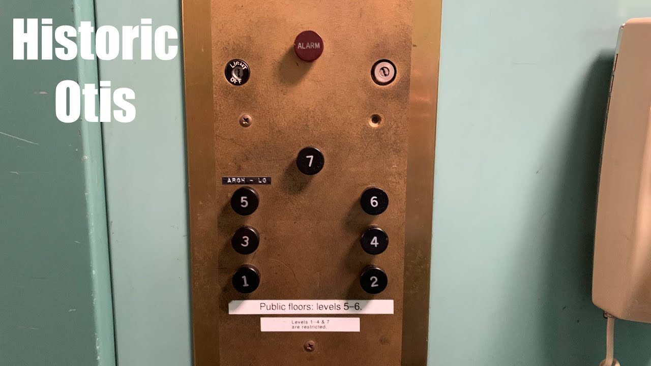 Incredible Historic Otis Traction Elevator @ Battle Hall - UT Austin ...