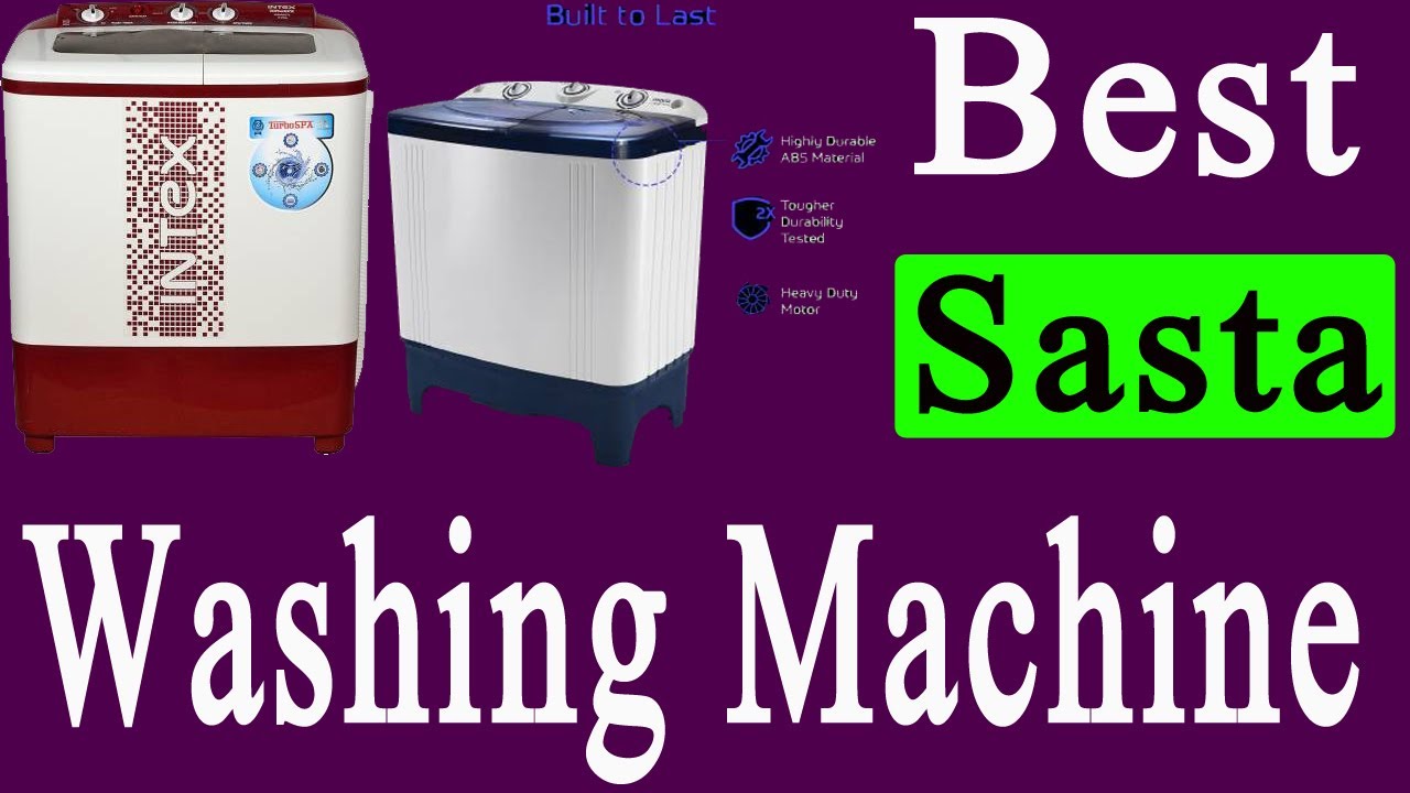 washing Machine Video 2020 || Sabse Sasta #Washing_Machine 2020 Main ...