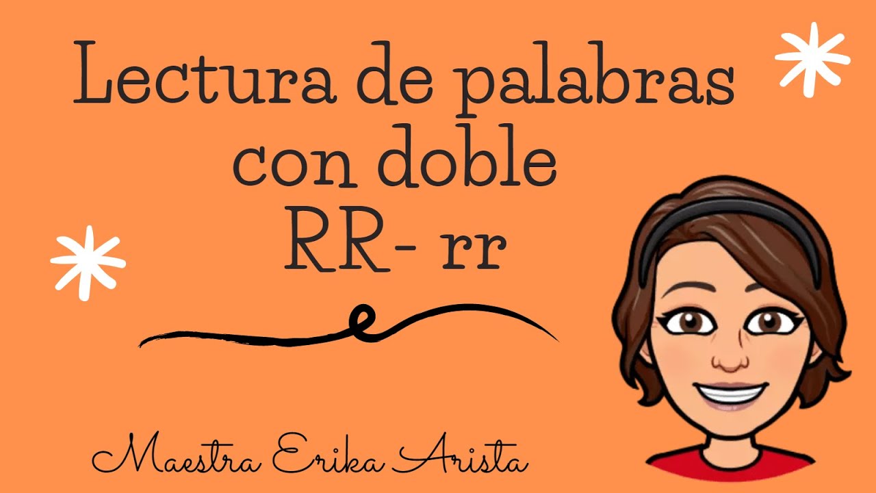 Aprender a leer, lectura de palabras con doble RR . - YouTube