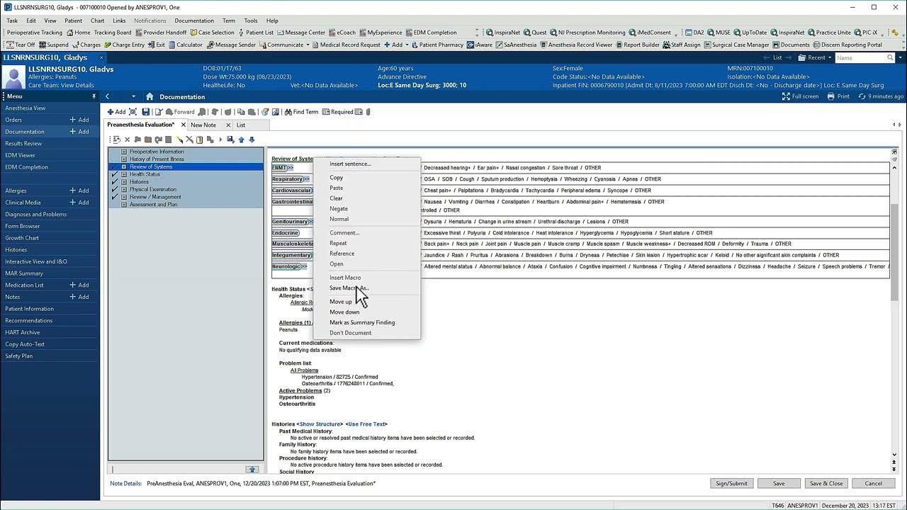 Speed Cerner PowerNote Documentation Using Macros - YouTube