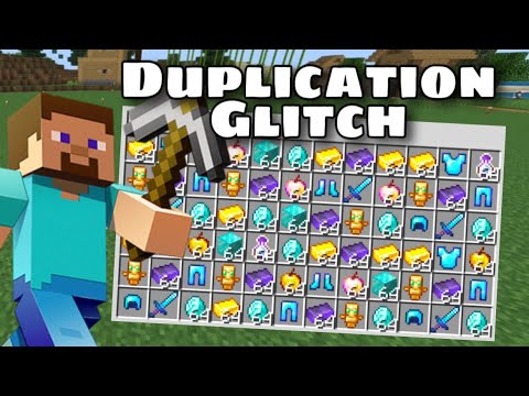 HOW TO DUPLICATE ITEMS IN MINECRAFT BEDROCK - YouTube