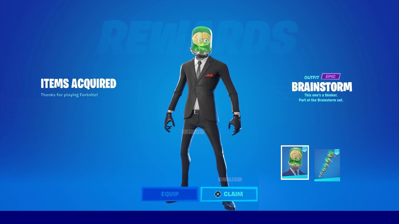 How To Get Brainstorm Skin NOW FREE In Fortnite! (Unlock Brainstorm ...