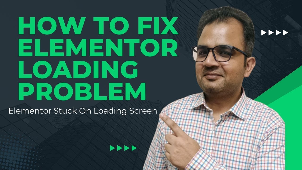How To Fix Elementor Loading Problem Elementor Stuck On Loading Screen Youtube