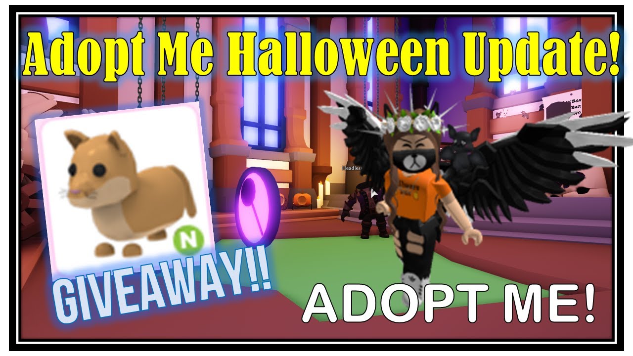 Adopt Me Halloween *UPDATE*|Neon Puma GIVEAWAY - YouTube