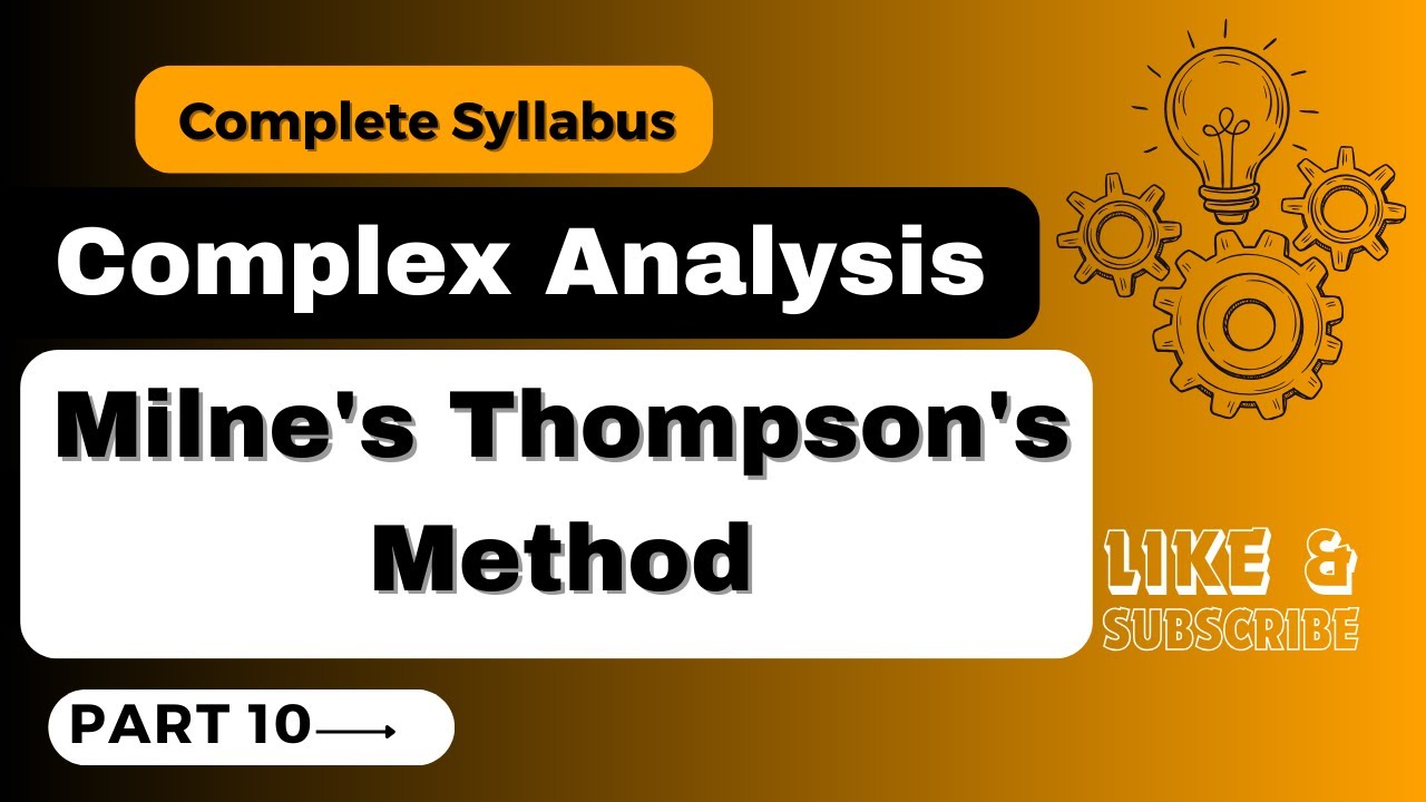 Complex Analysis #valuefortimekamalkumar || Part 10|| Milne's Thompson ...