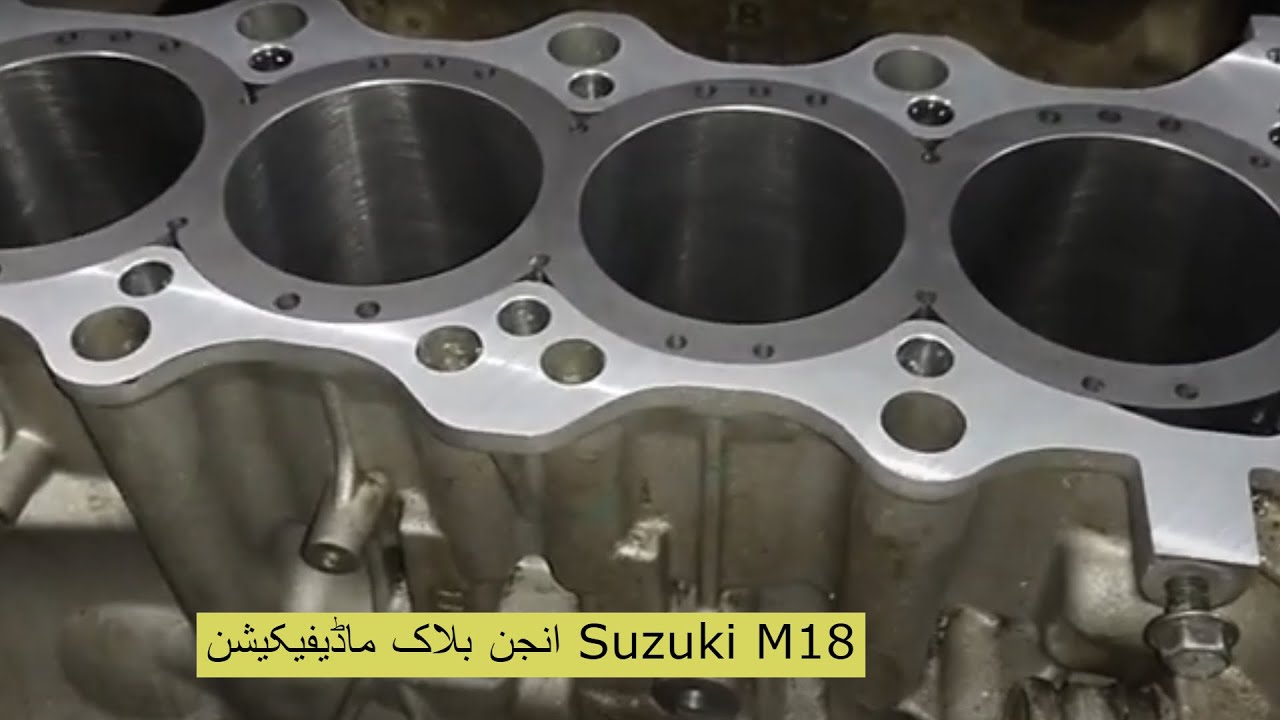 Suzuki M16 / M18 Engine Modification for 500hp Turbo - YouTube