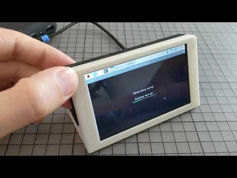 Overview: 3d printed enclosure for pimoroni HyperPixel 4.0 Rectangle Touch and raspberry pi zero ...