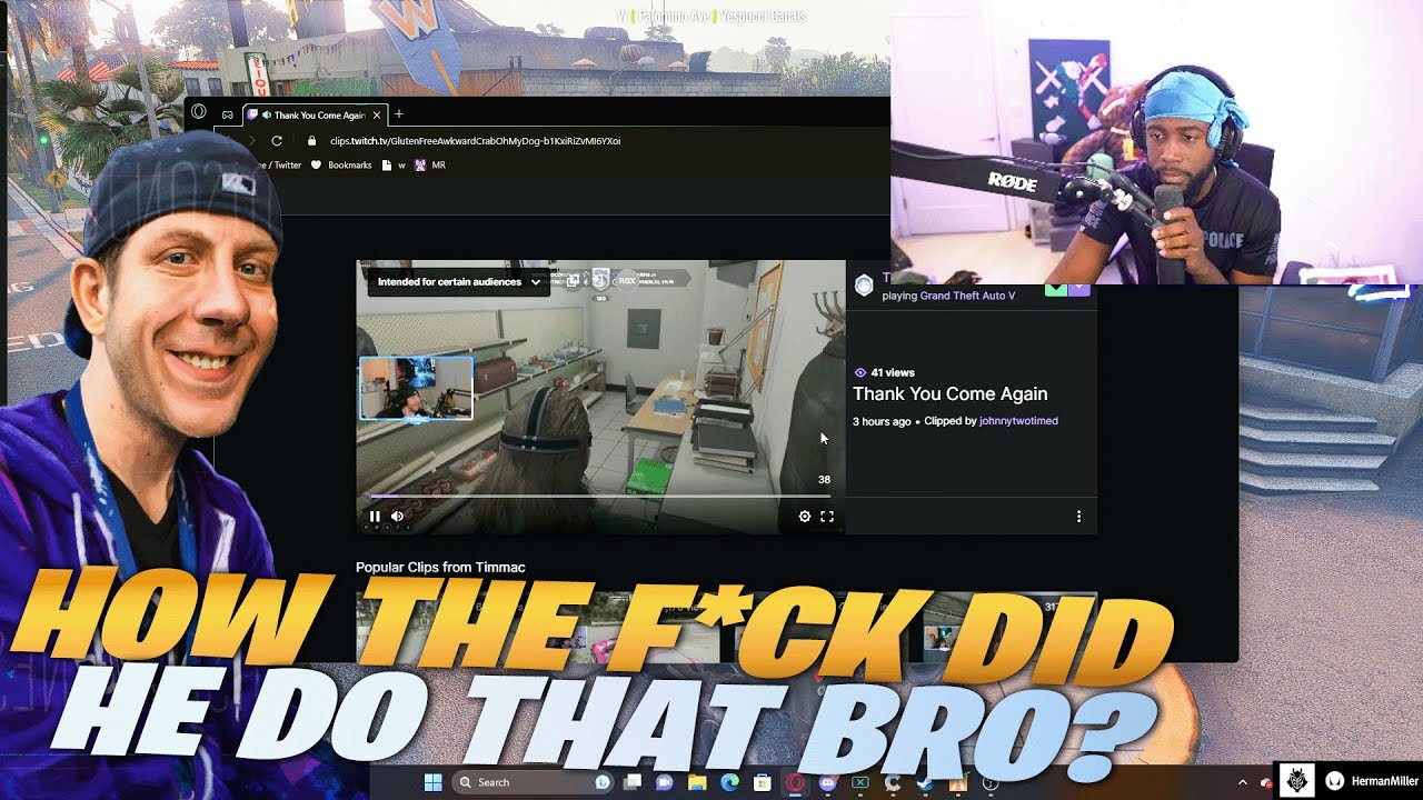 Timmac Robs People Right In Front Of Them Without Them Noticing (Dean ...