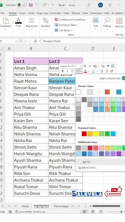 Highlight Unique Names in Excel | Quick Conditional Formatting Trick! - YouTube