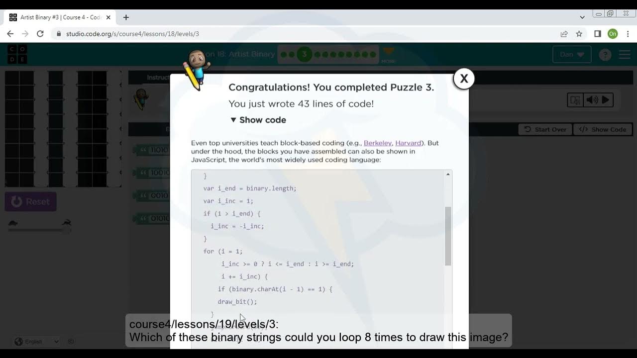 Learn Computer Science - Code.org - C4L19L3 - YouTube