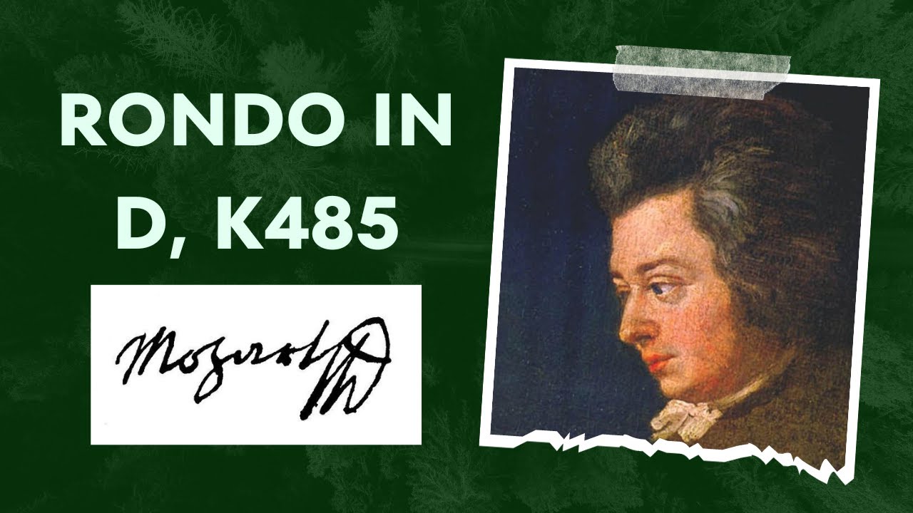 Mozart Rondo in D, K. 485 - live with score #classicalpiano #mozart # ...