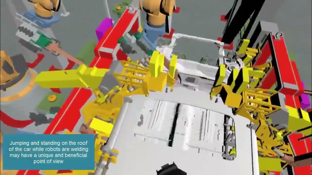 Tecnomatix Process Simulate Realidade Virtual - YouTube