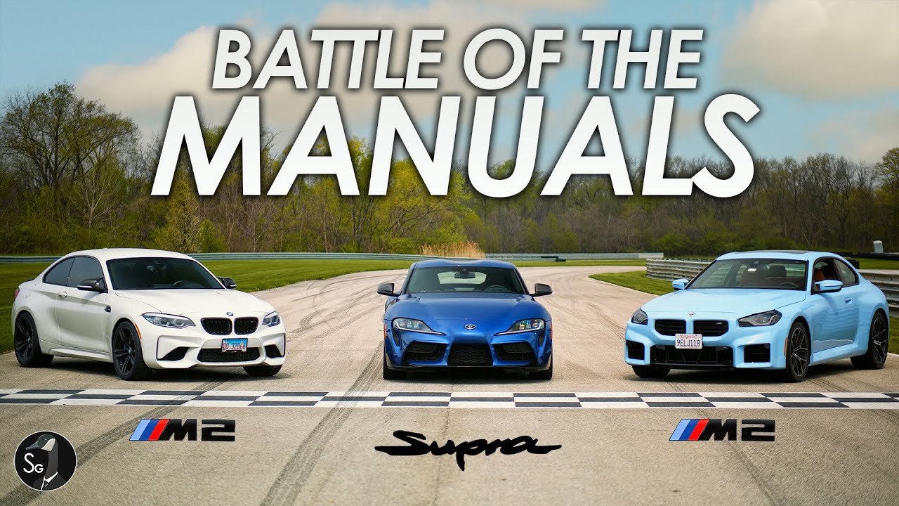 2023 BMW M2 vs Supra Manuals | Laptimes and Drag Race - YouTube