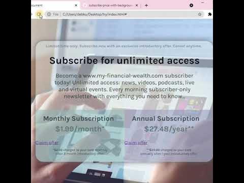 Price comparison page in HTML and CSS - YouTube