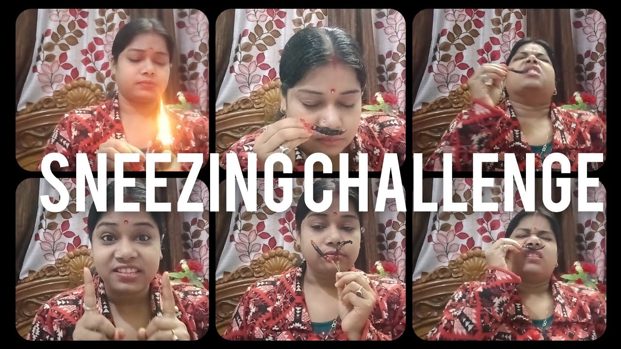 Sneezing challenge with burnt red chili 🌶🌶//Request video//viral video ...