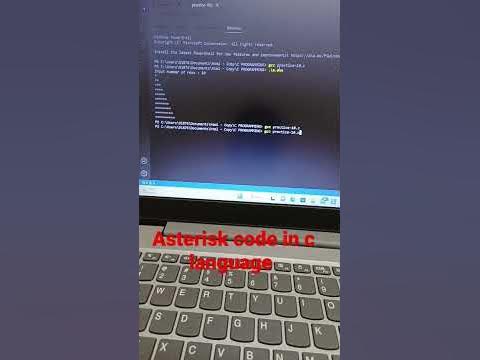 Asterisk code in c language #cprogrammingvideo #vscode #adityaallgameshow #codinglife # ...