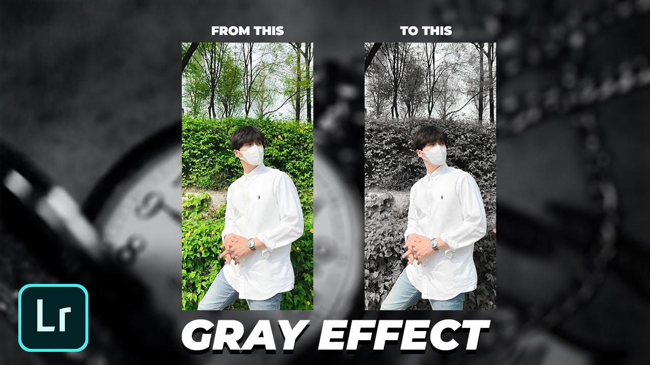 GRAY EFFECT | Edit Foto Background Abu-abu #Lr3 - YouTube