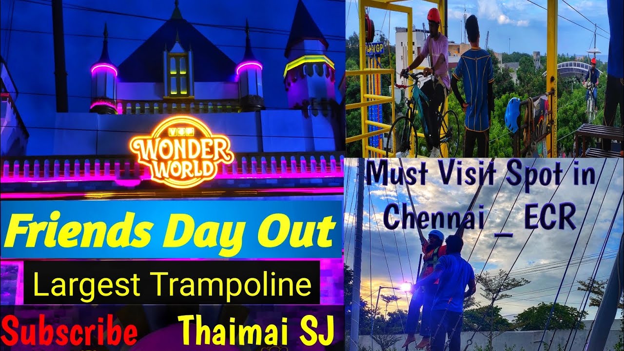 VGP Wonder World | Must Visit Spot in Chennai | Trampoline _ VGP ...