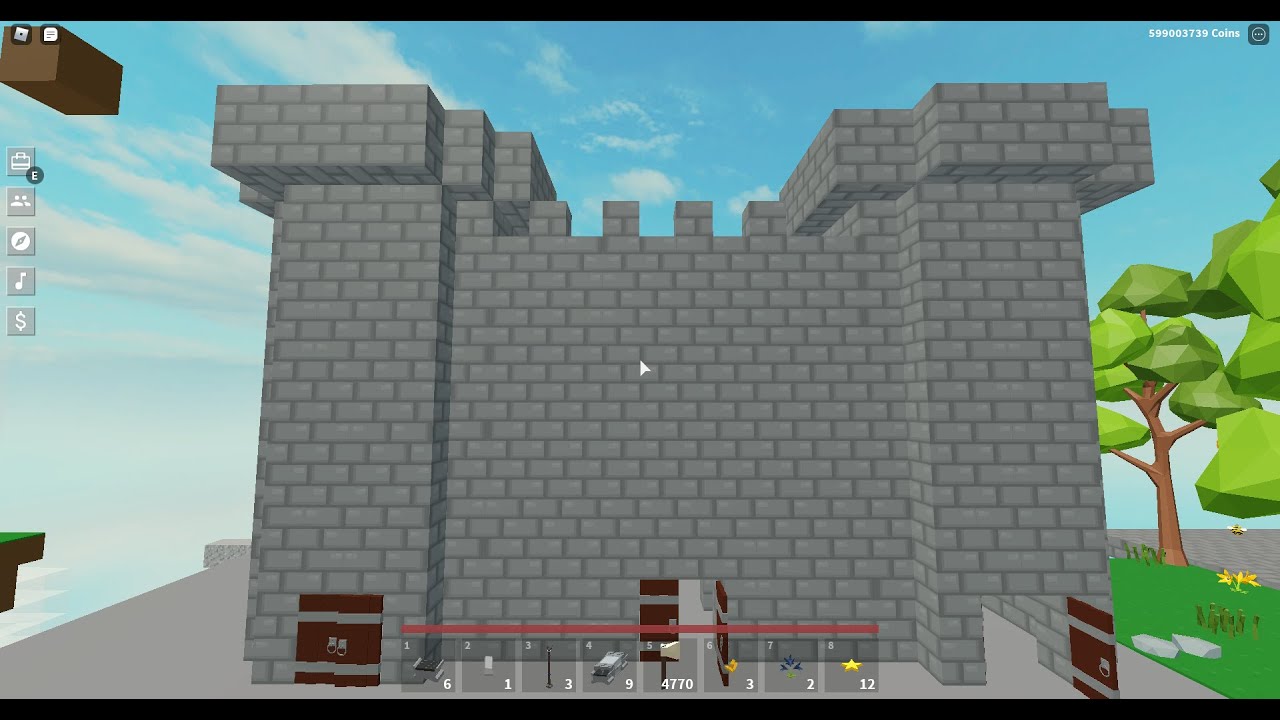 roblox skyblock insane castle build tutorial/timelapse - YouTube
