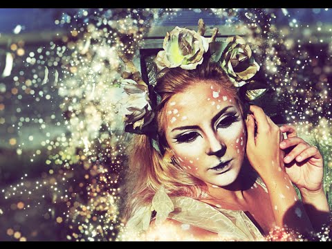 Fawn Makeup- cute and simple makeup for Halloween - YouTube