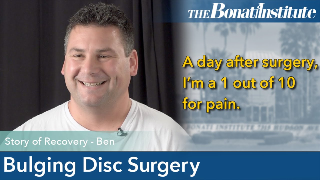 I Tried Bulging Disc Surgery and Here's What Happened - YouTube