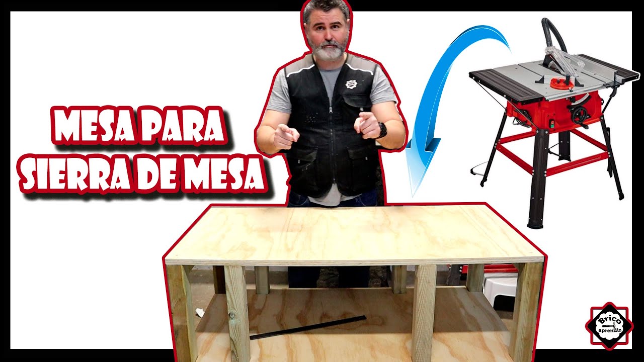 Mesa Casera para mi Sierra de Mesa Einhell (parte 1) - YouTube