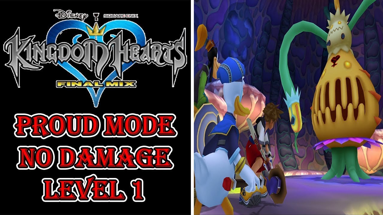 Kingdom Hearts - Parasite Cage II Boss Fights - Proud Mode No Damage ...