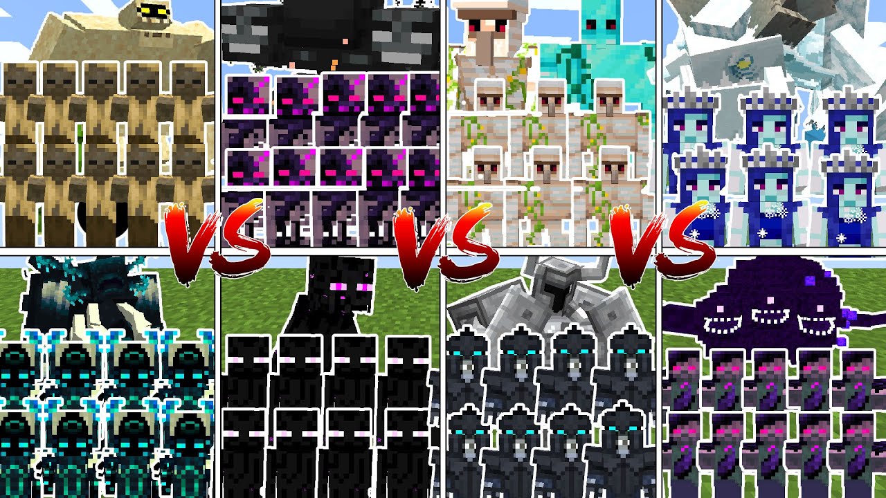 NEW MOB ARMY TOURNAMENT - Minecraft Mob Battle #141 - YouTube