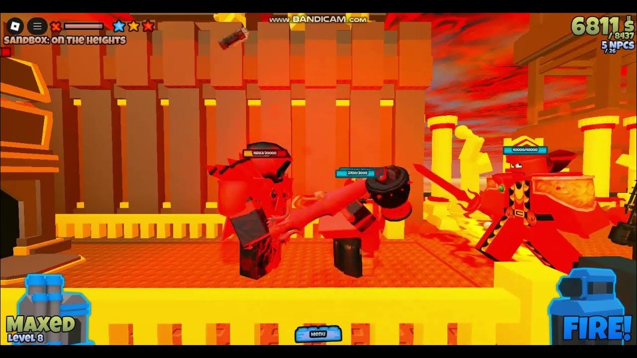 the battle bricks SANDBOX MODO (rojos vs rojos) - YouTube