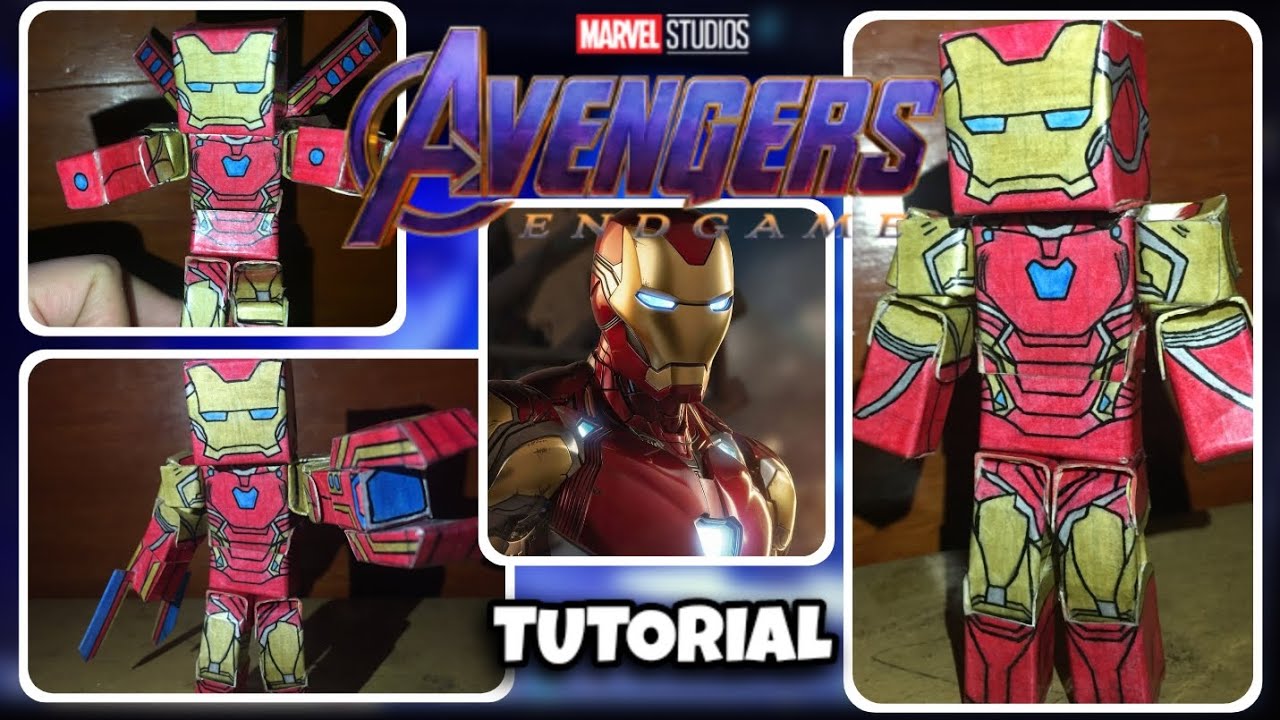 Minecraft Iron Man Papercraft Iron Man Box By 3Dcrabi MakerWorld