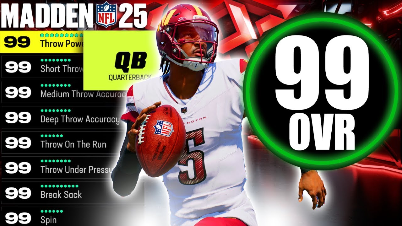 *BEST* JAYDEN DANIELS BUILD! JD5 BUILD IS INSANE! Madden 25 Superstar ...