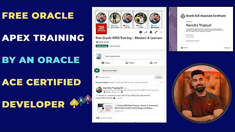 Oracle APEX Training – Beginner to Advanced (Free Course) - YouTube
