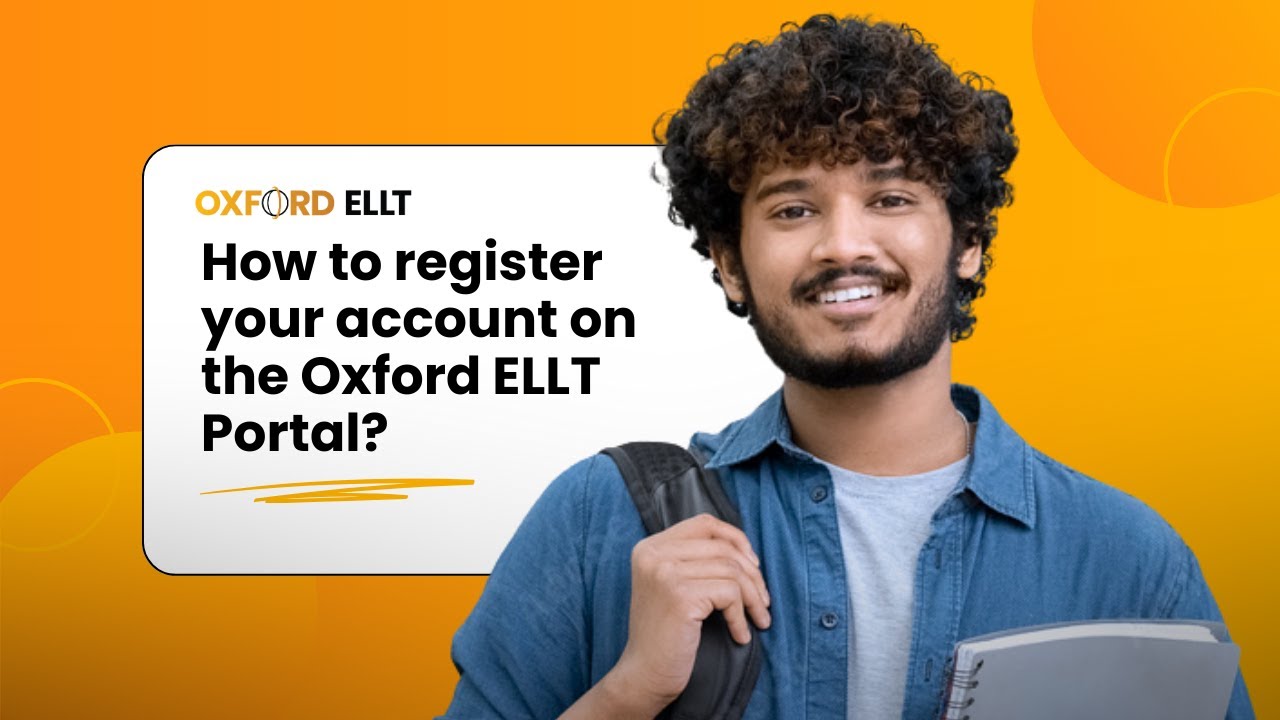 How to register an account on the Oxford ELLT Portal? - YouTube