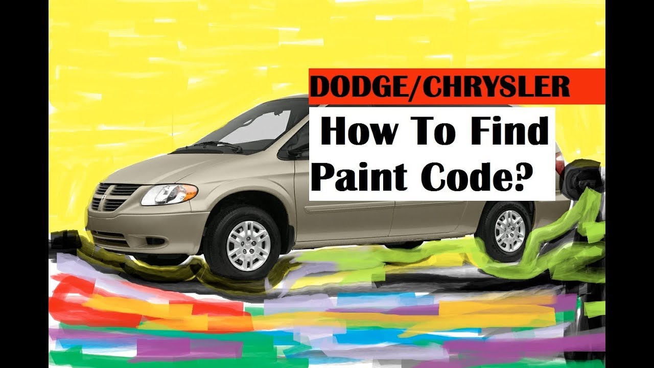 HOW TO FIND PAINT CODE ON DODGE CHRYSLER YouTube how-to-find-paint-code-on-dodge-chrysler-youtube