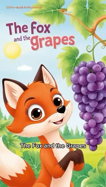 "Sour Grapes!" 🍇 The Fox and the Grapes | Kids Story with Lesson - YouTube