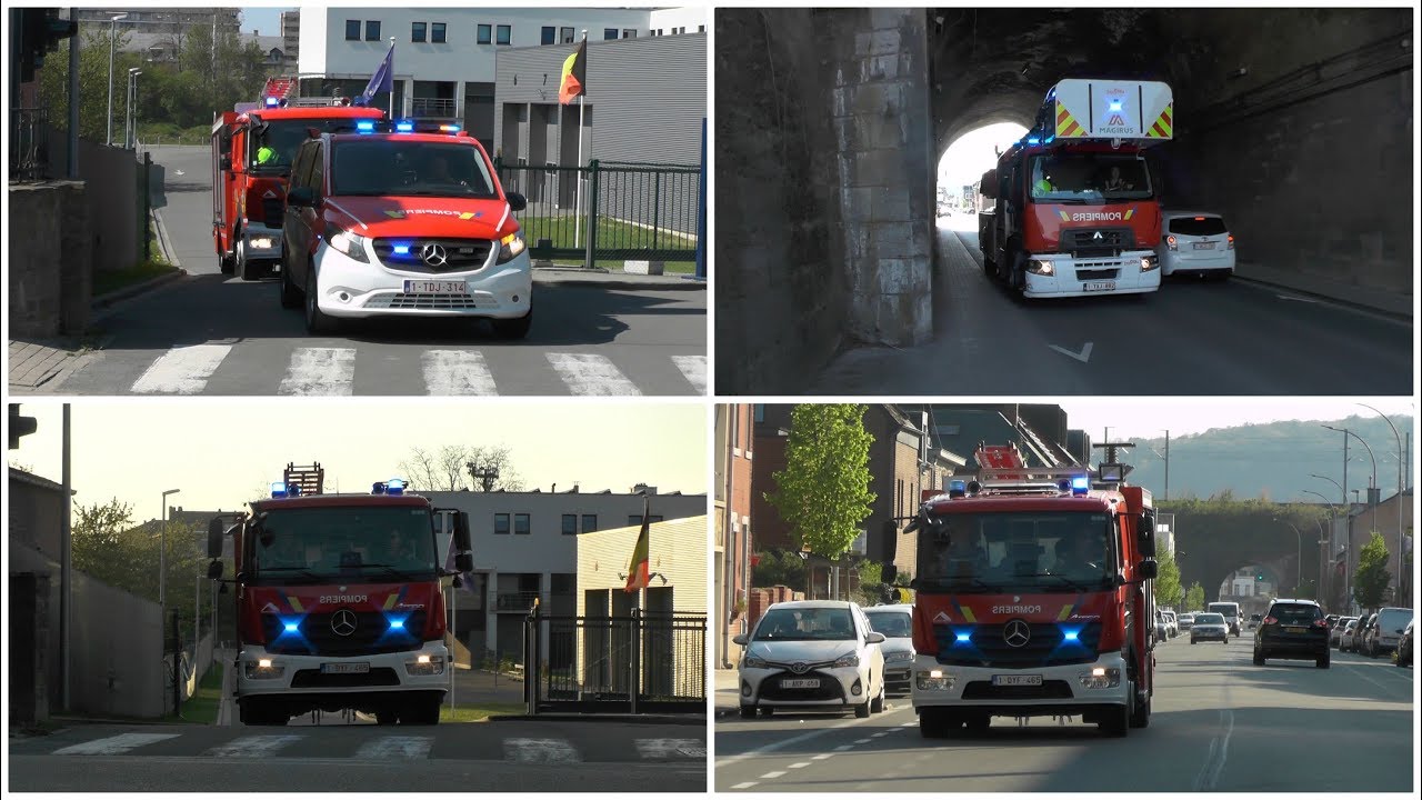 Brandweer Namen/Namur met spoed in Namen naar verschillende ...
