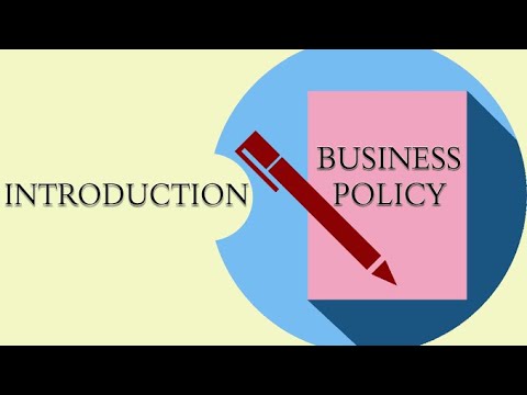 Features of business policy - YouTube