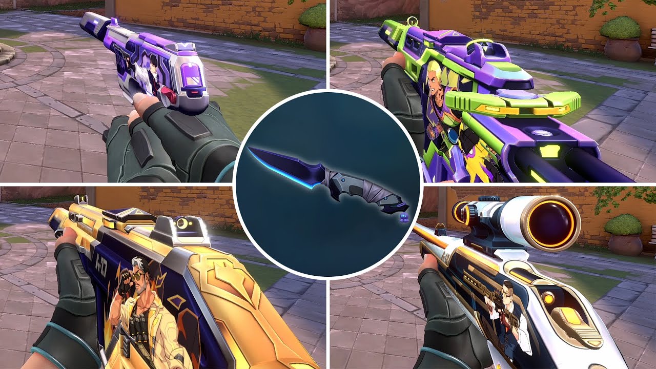 New Skin「VALORANT GO! VOL. 3」In Game Showcase【 VALORANT melee knife ...