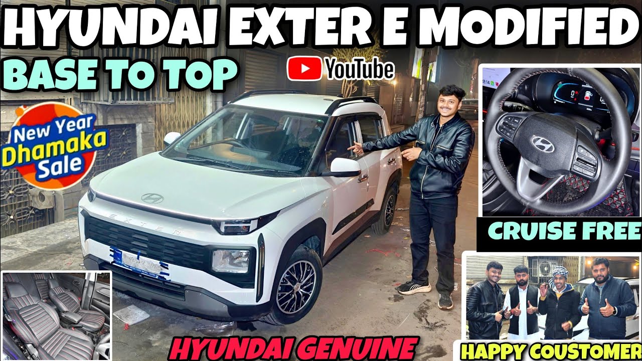 Hyundai Exter Base to Top Model Modified with Price Hyundai Exter ...