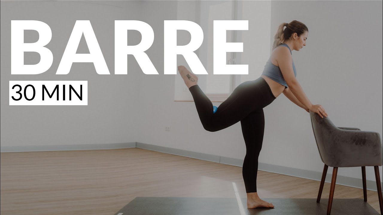 30 min Barre Workout | No Equipment | Full Body Strength - YouTube