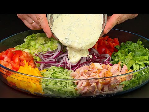 Dieses Rezept kennen nur wenige! Dieser Salat ist so lecker, dass Sie ihn immer wieder kochen werden