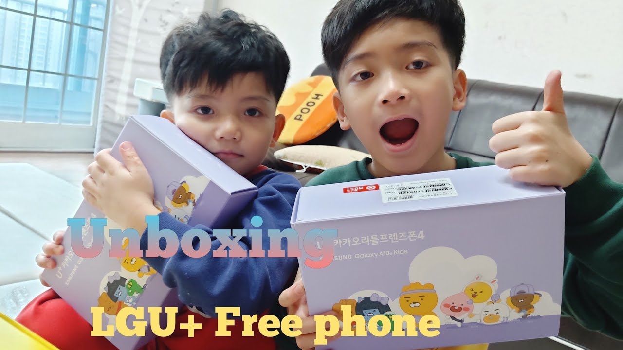 Unboxing ng Free phone for elementary students sa Korea - YouTube