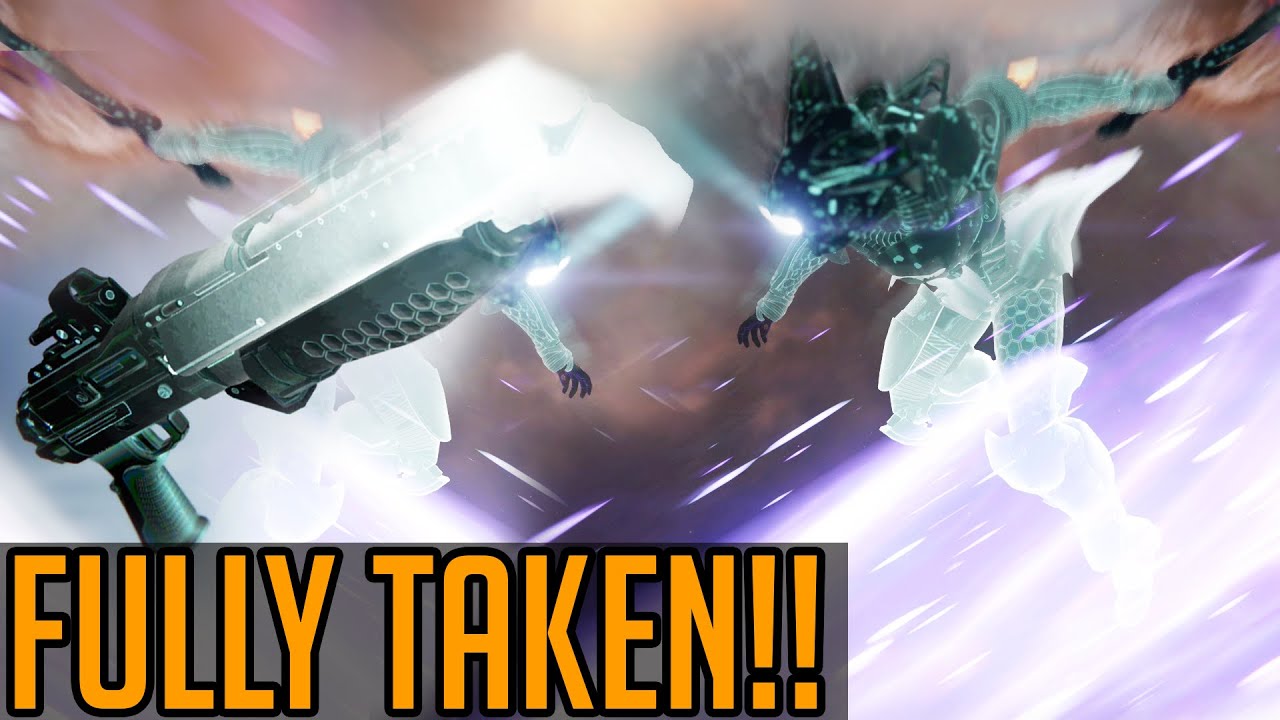 Destiny FULL TAKEN ARMOR, Taken Shotgun & Taken Sword | Full Desolate ...