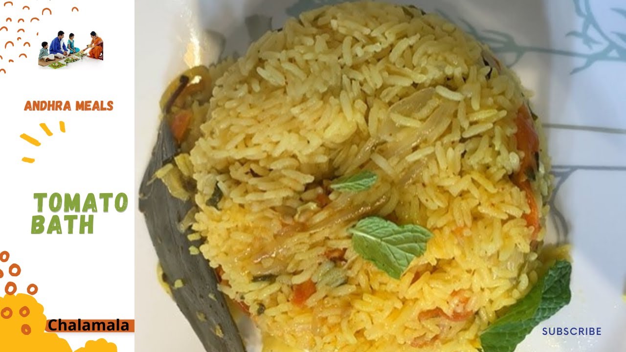 Tomato Bath || Tomato Rice in Pressure Cooker - YouTube