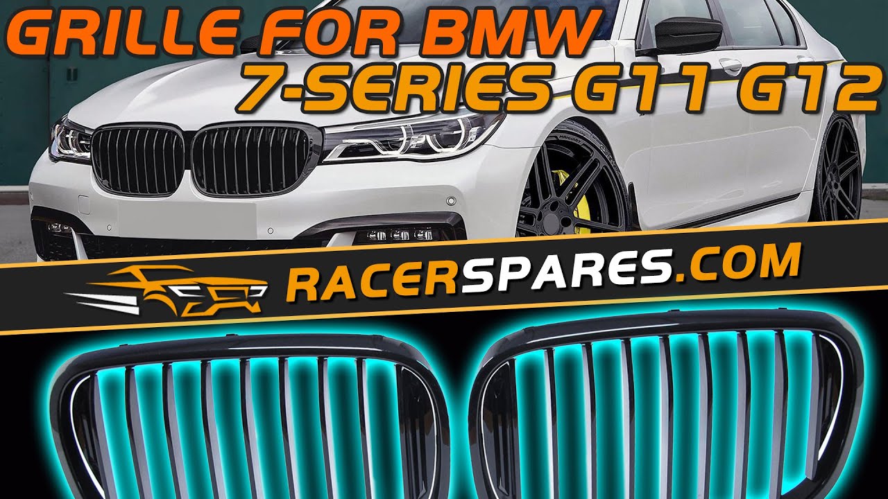Glossy Black Front Kidney Grill Grille For BMW 7-Series G11 G12 Pre-LCI ...