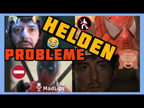 MadLipz Helden Probleme, wenn es mal nicht so glatt läuft🤣Parodie Deutsch