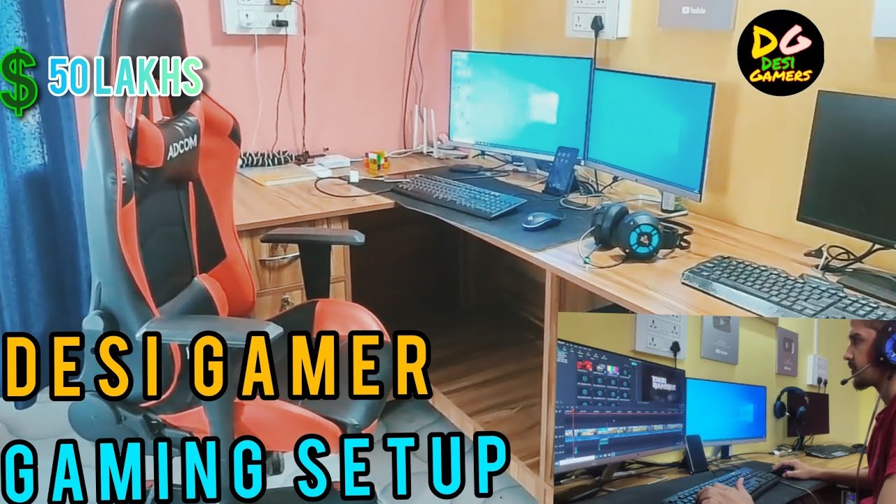 DESI GAMER ️/GAMING ROOM TOUR/FACE VLOG VIDEO 📹😍😍😍 - YouTube