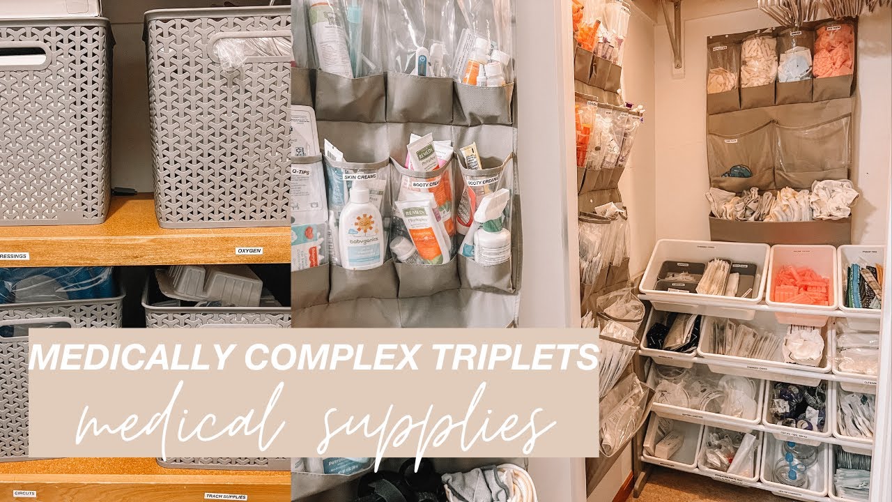our medical supplies for *MEDICALLY COMPLEX TRIPLETS* - YouTube