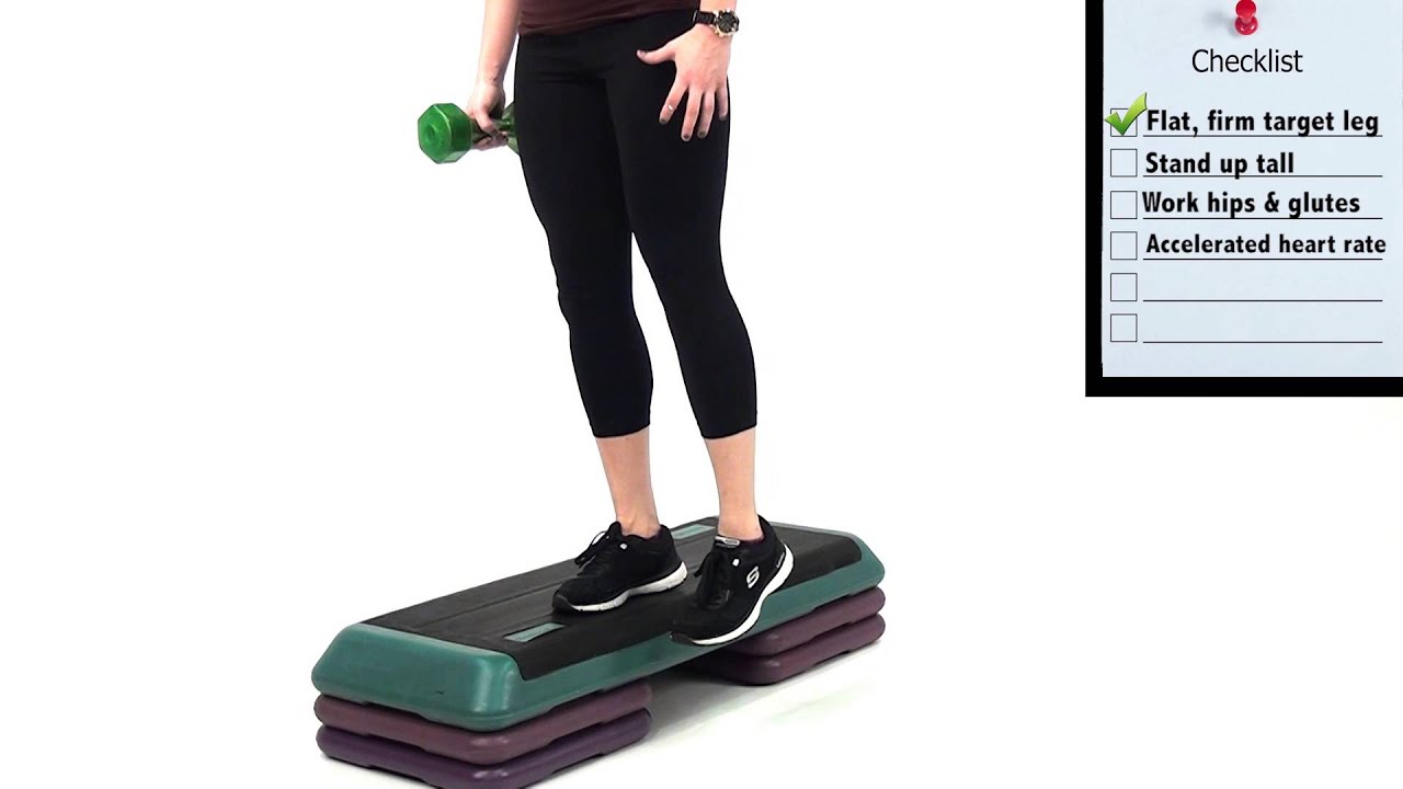 How to perform a Step-Up with Hip Abduction - YouTube