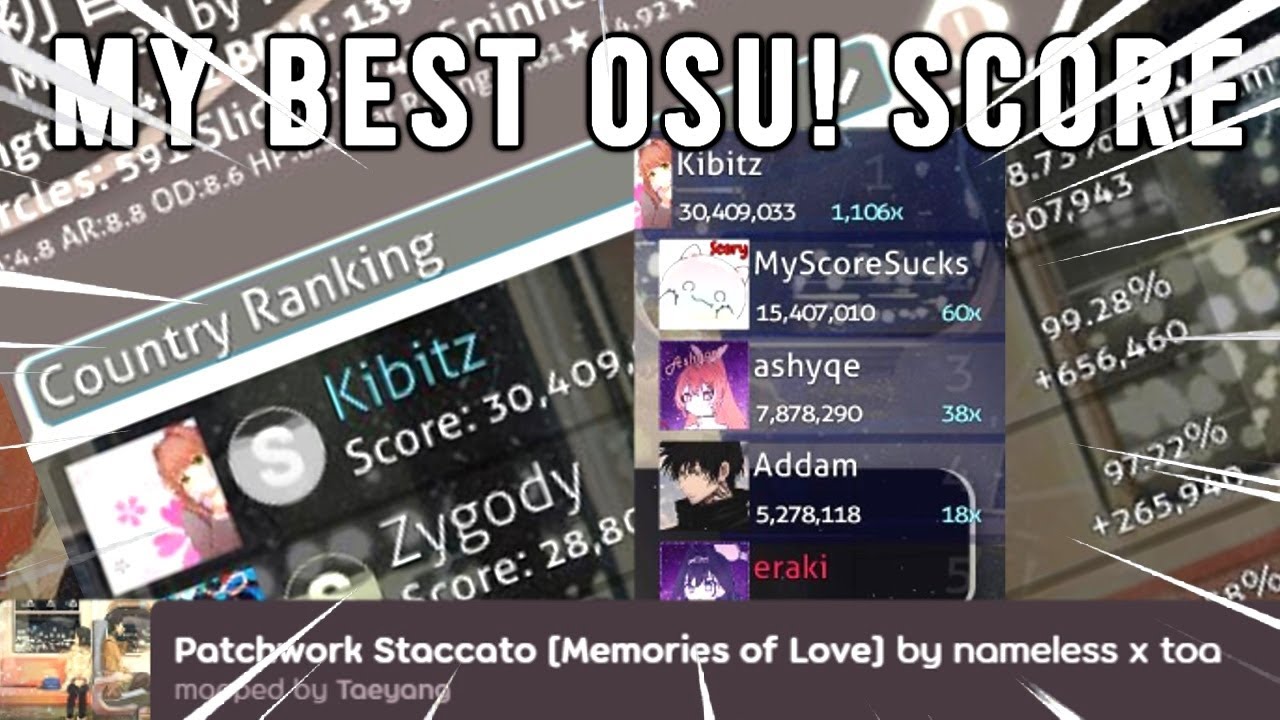 My Best Osu!Standard Score ft. FaithInOsu - YouTube